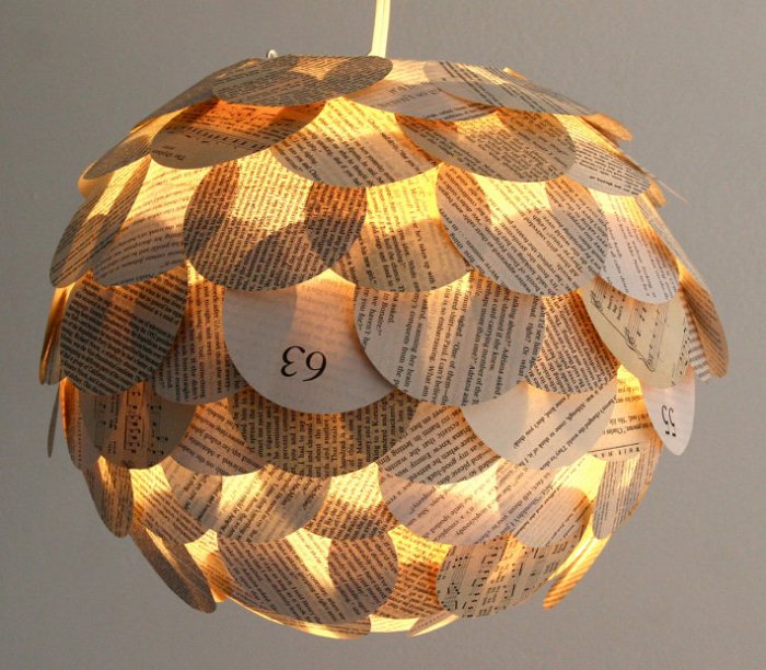 DIY - Luminária de papel - Alô terra